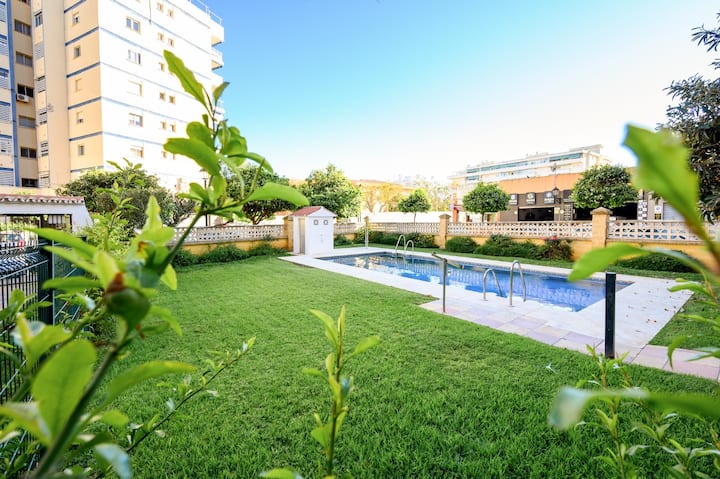 New, 1 Bedroom , Terrace, Pool, Parking By 10tosea - Fuengirola