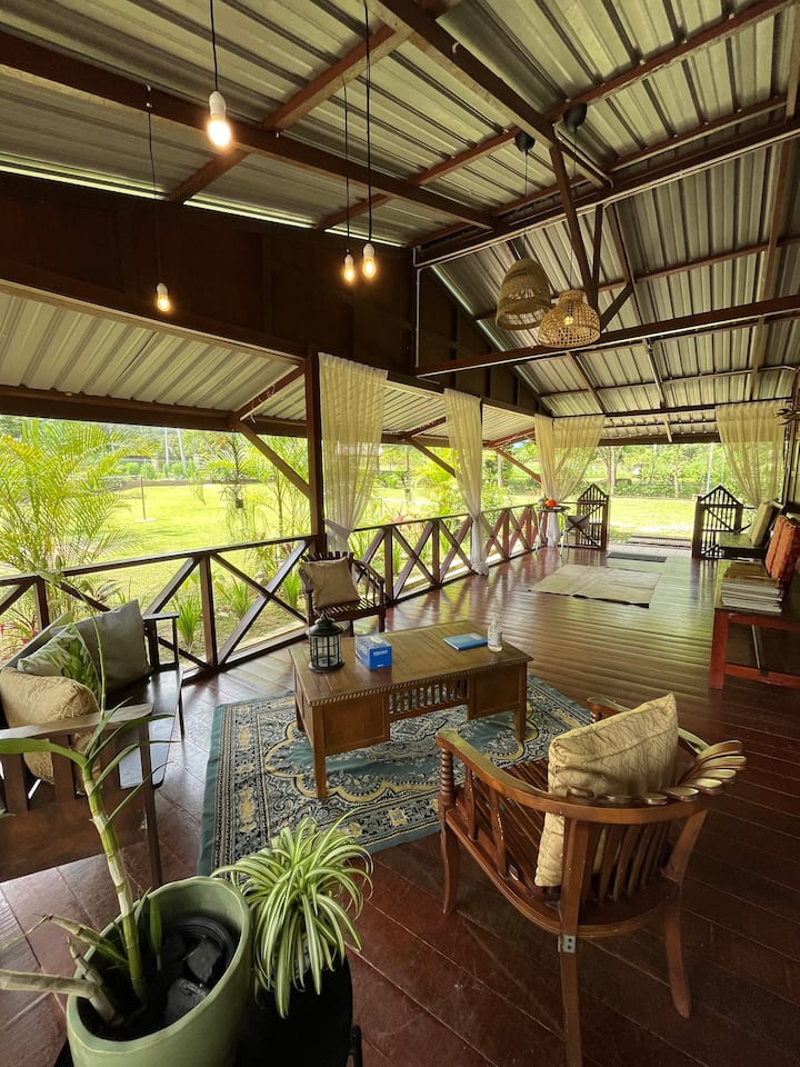 duapintu: Private Riverside Cottages in Kampung - Cottages for Rent in ...