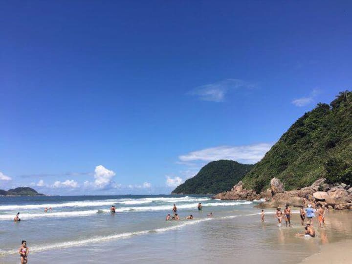 Apartamento Pé Na Areia - Praia Do Tombo - Guarujá - Guarujá