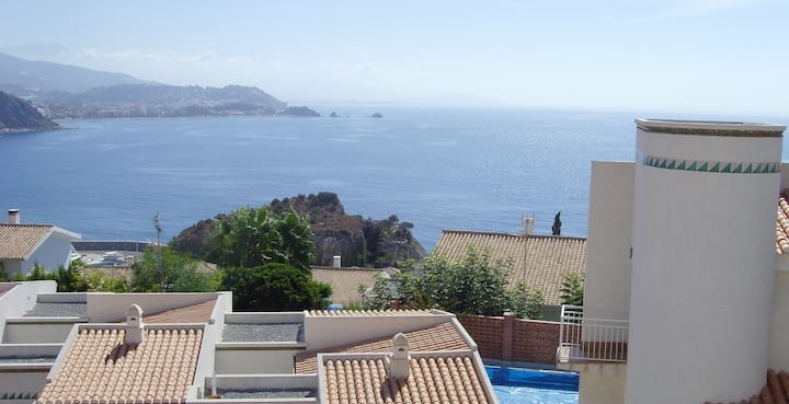 Holiday House With Private Pool And Sea Views - Costa Tropical