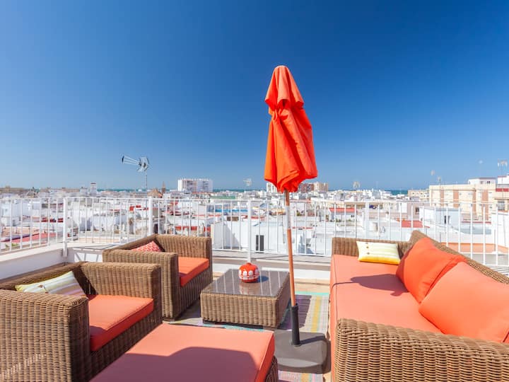 Old Center Double Rooftop Penthouse - Cadix