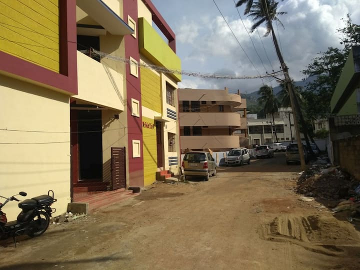 Ej Homes -Coutrallam -1 Bedroom, Kitchen,hall +Tv - Courtallam