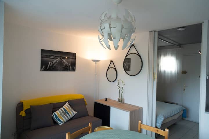 Studio 23m2 Classé 2* Climatisé / Parking / Wifi - Balaruc-les-Bains