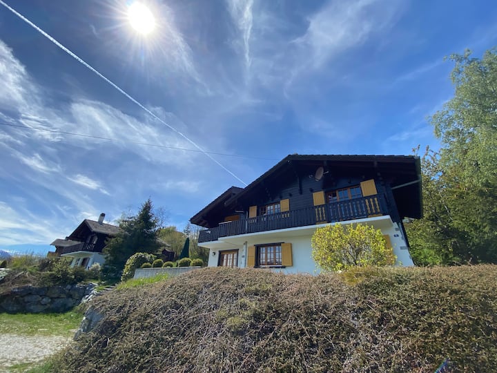 Cozy Family Chalet With Round Alpine Views - Anzère