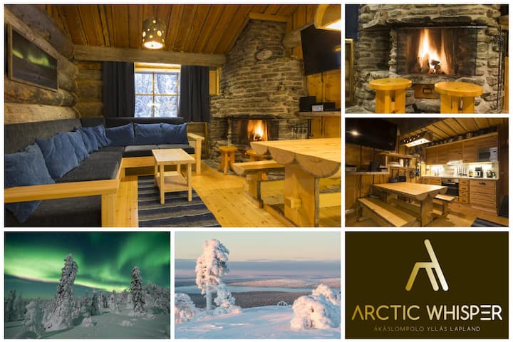 Arctic Whisper 3 -High Class Log Cabin Ylläs - Äkäslompolo