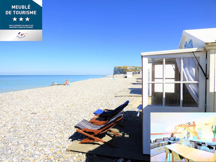 50m2 (Opt:jusq150m2) à30m Mer+cabplage+25activites - Eu