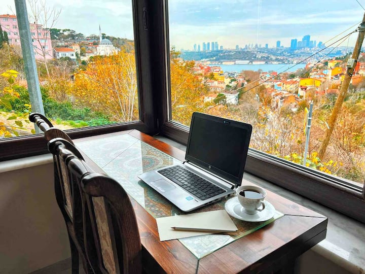 Heavenly Peace: Stunning View·patio·jacuzzi·duplex - Istanbul