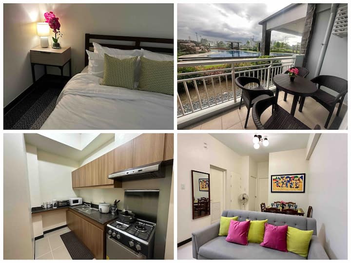 Cozy Condo W/ Pool View | Wifi & Netflix - Marikina