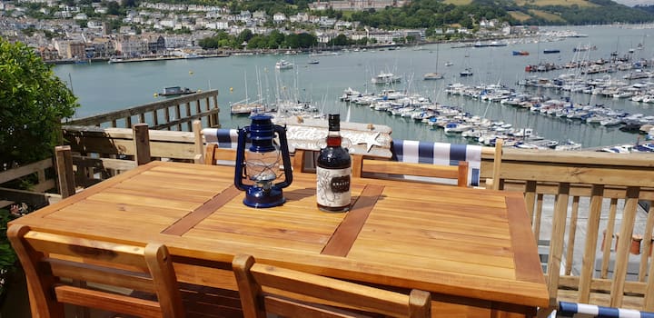 Panoramic River Dart Retreat W/ Deck & St Parking - Brixham