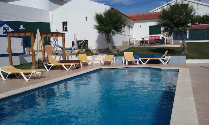 Casa Pôr-do-sol & Piscina 1km Ericeira 2-8 Px - Mafra