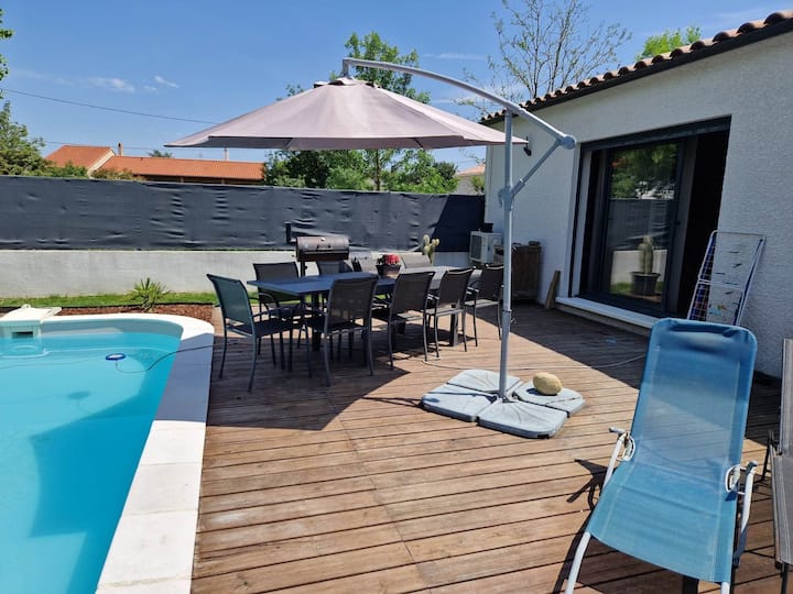 Location Villa Avec Piscine - Villefranche-de-Lauragais