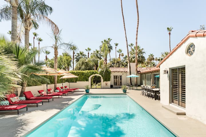 Famed 1930s Spanish Celebrity Estate/in The Exclusive Mesa - Palm Springs, CA