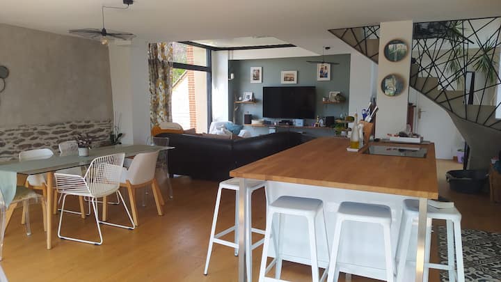 Ancienne Grange Rénovée Avec Goût - Guichen