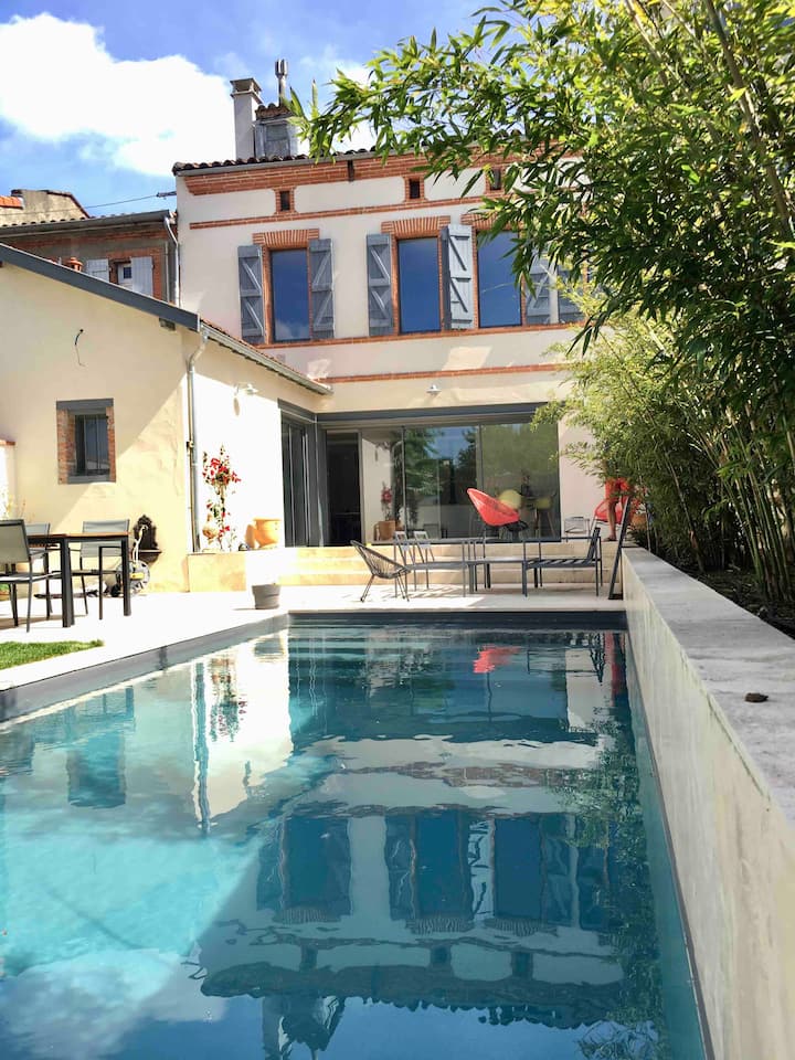 Maison - Toulouse Centre - Piscine - 4 Chambres - Balma