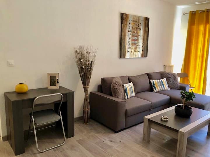 Appartement Situé à 5 Mn De La Plage - Allianz Riviera - Nice Stadium