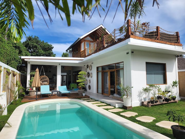 Rumah Tara Modern 3 Br Pool &Garden Villa Gili Air - Îles Gili