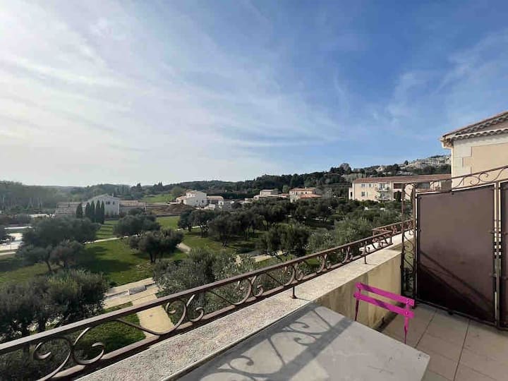 Bel Appartement Avec Vue Imprenable - Maussane-les-Alpilles