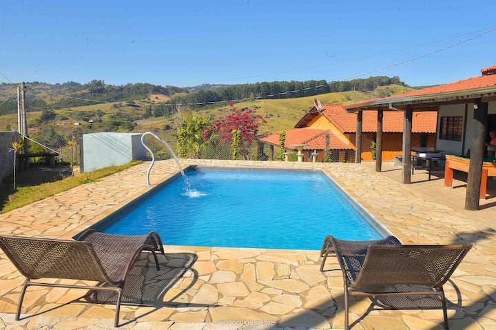 Chácara Grande Com Piscina Climatizada. - Socorro