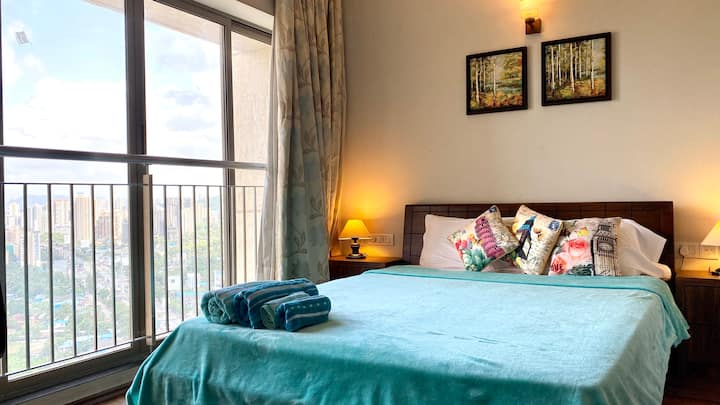 2 Bhk Luxury Apartment For Long Stays, Thane West - Thane