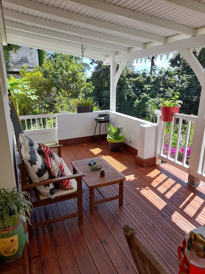 Studio "ÉMeraude" En Rez De Jardin à Balata - Fort-de-France