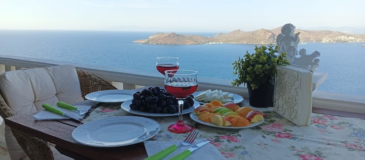 Vi̇lla Koç Muhteşem Deniz  Manzaralı Dubleks Villa - Yalıkavak