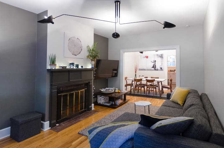 Stylish Retreat @ Duke, Campus Bus & Ev Charger - Eno River State Park, Durham