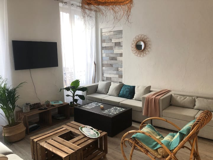 2 Rooms Flat, Backyard And A/c Ideally Located - Cannes