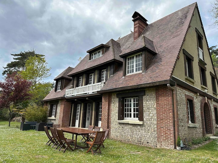 Magnifique Villa Dans Un Parc à 400m De La Plage - Étretat