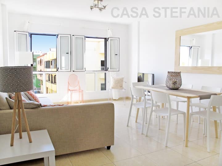 Bright & Lovely Apt With Garage! Very Central! - Corralejo