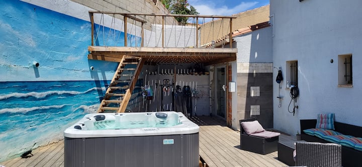 Maison Spacieuse Avec Jacuzzi - Gruissan