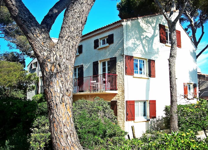 T3 1e éTage De La Villa De La Mer - Hyères