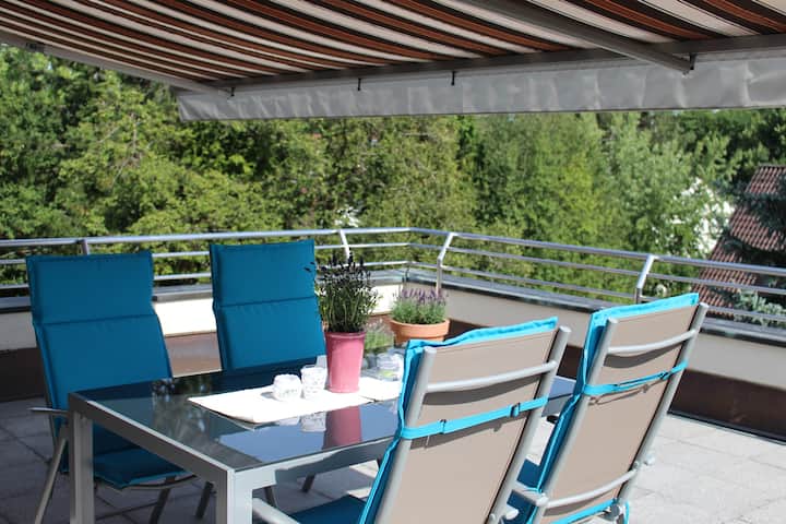 Ferienwohnung Ella Mit Großer Sonnenterrasse - Rottweil