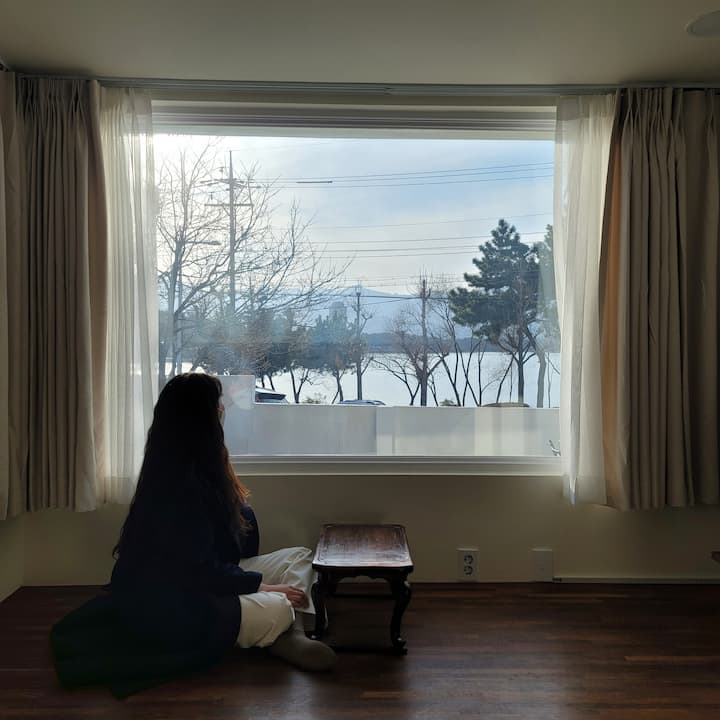 속초 영랑동 가정집 : 무용가(無用家) 21py 영랑호뷰 런닝코스 단독숙소 2베드룸 욕조 - Sokcho-si