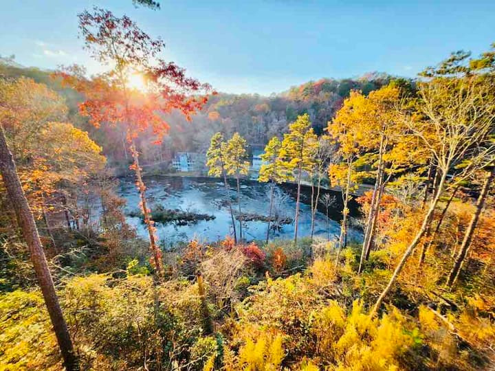 Skyriver Retreat • Cliffside Luxury + River Park - Ellijay