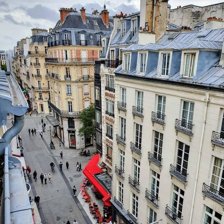 Charming Flat On Montorgueil Pedestrian Street - Paris