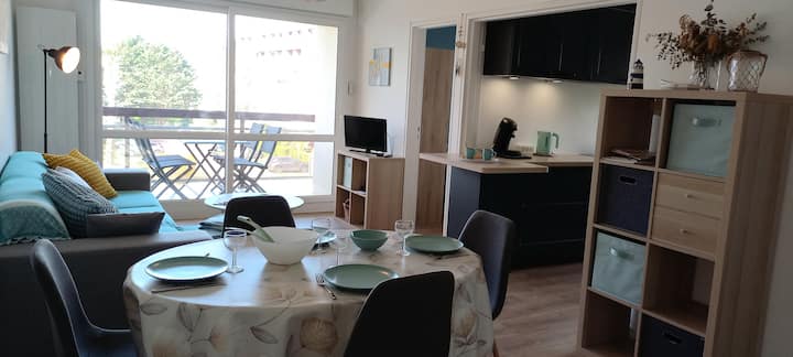 3 Pièces Balcon-houlgate-500m Plage - Houlgate