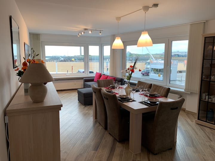 Groot Luxueus Appartement 90m2 Met Zeezicht! - Ostende