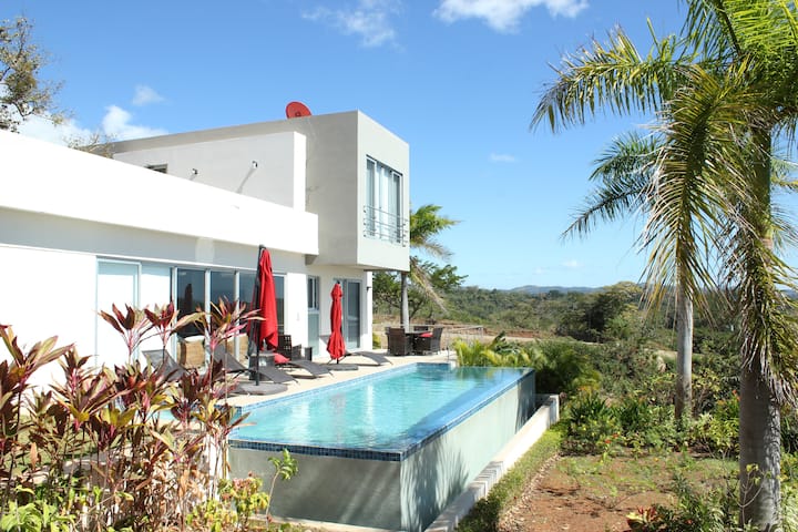 Top Hill Ocean View Kome With Pool In Marbella - Nosara