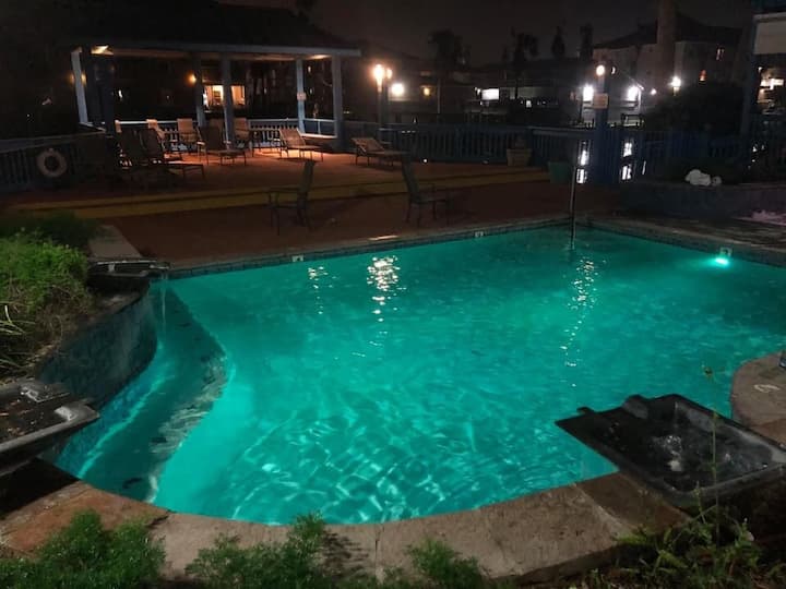 N. Padre Canal Condo With Boat Slip-pool-hottub - North Padre Island, TX