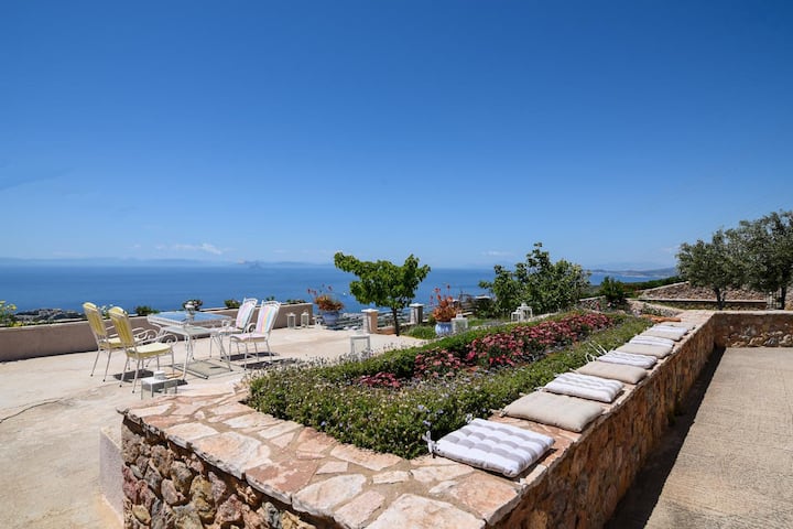 Stunning Sea View House In Athens Riviera - Cyclades