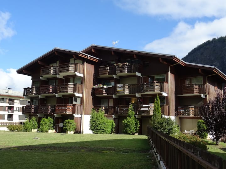 Charmant Studio 2* Aux Pieds Des Pistes - Wifi - Les Houches
