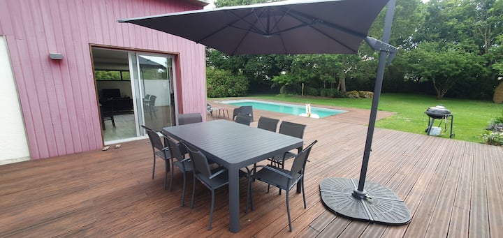 Villa 8 Personnes Avec Piscine - Landerneau