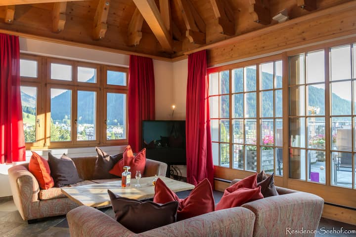 Tower Apartment At Hotel Seehof - Davos