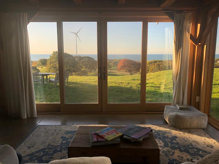 Hilltop Farmhouse Overlooking The Sea - Martha's Vineyard, MA