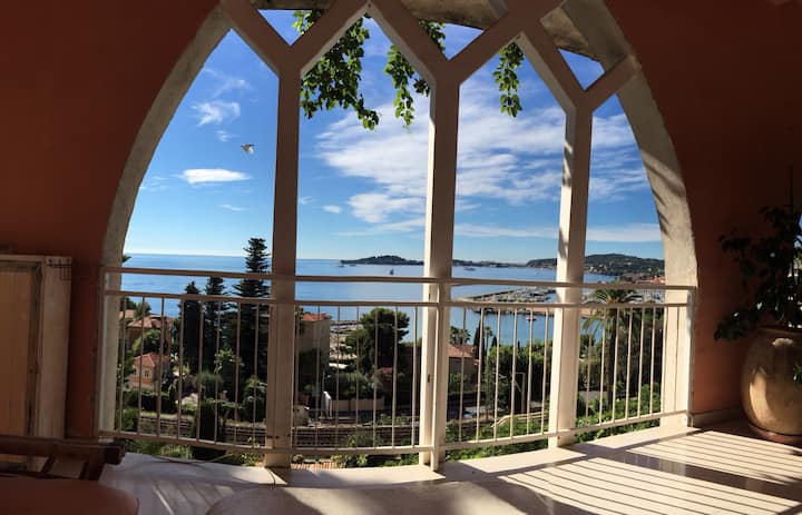 Bright Seafacing Flat With Large Private Terrace - Beausoleil