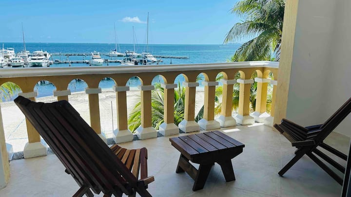 Vista Al Mar A Pie De Playa Apartament En La Playa - Isla Mujeres