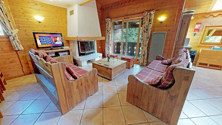 Large Comfortable Apartment Close To The Slopes. - Méribel