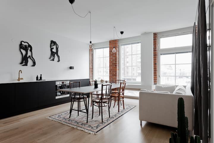 Scandinavian-style Loft Apartment - Turku