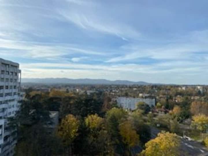 Chambre Avec Terrase Et Vue Dégagée - Écully