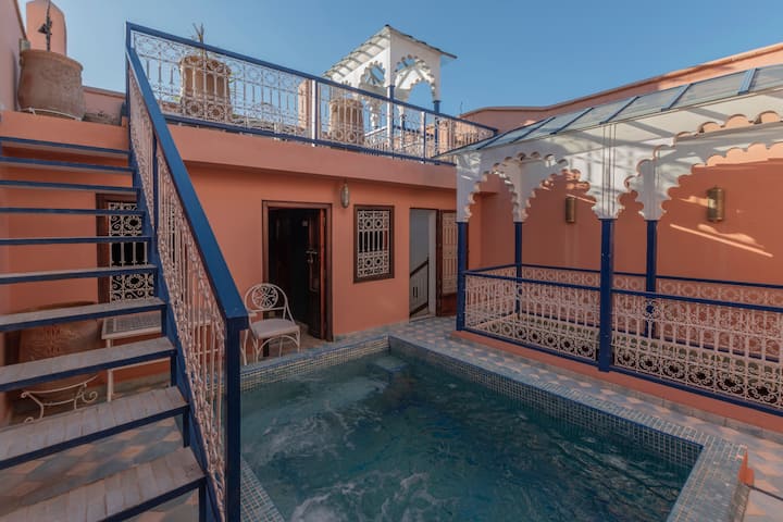 La Médina Riad 4 Chambres | Jacuzzi Sur Terrasse - Marrakesh